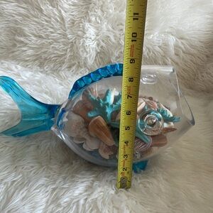 Accents | Glass Fish Bowl With Seashells | Poshmark